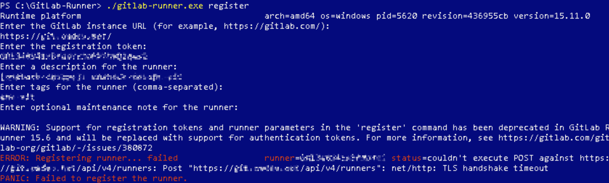 【gitlab Cicd】day 2 Solve Runner Register Occur Tls Handshake Timeout” Issue Ama Coding
